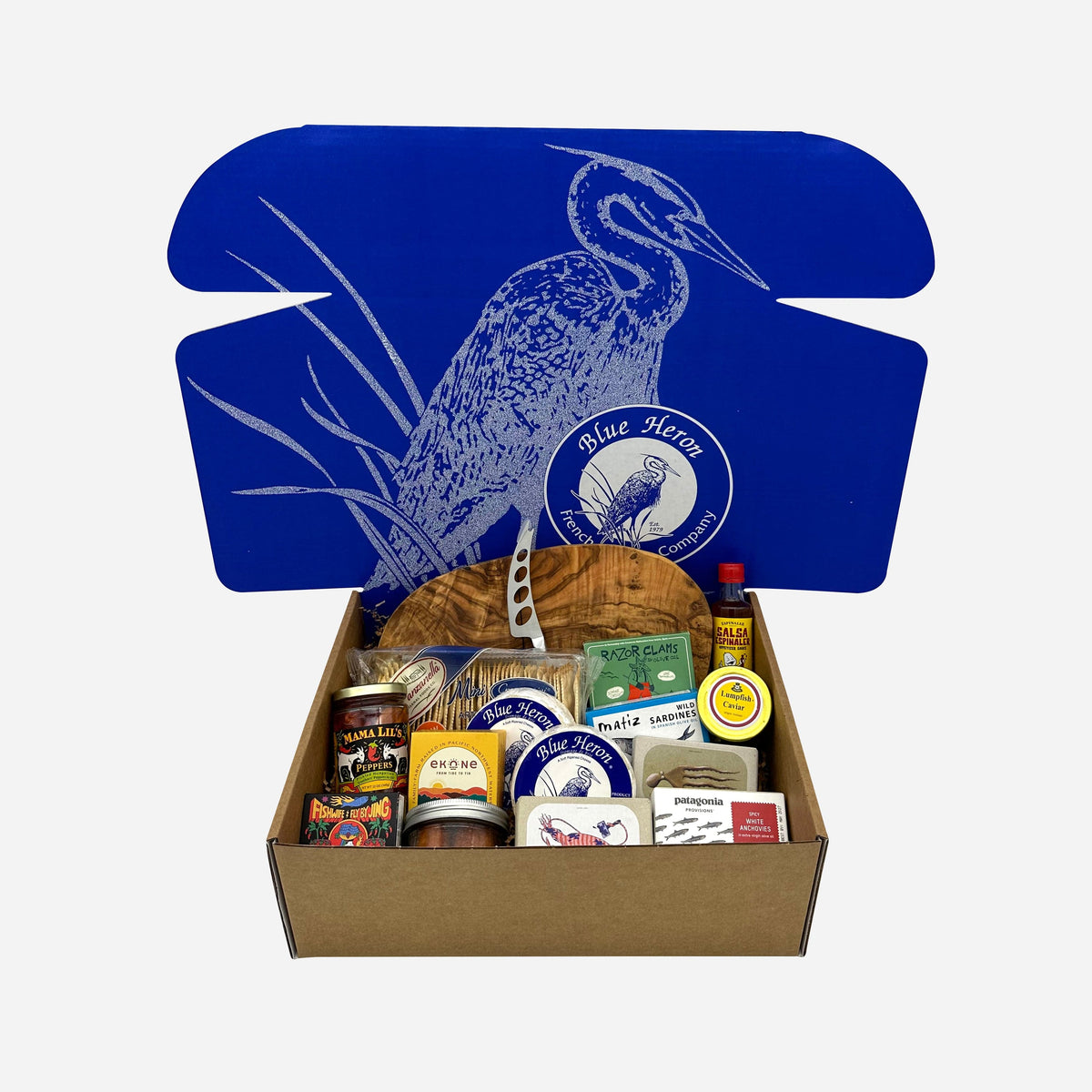 Blue Heron Cheese & Conservas Board Gift Box — Blue Heron French Cheese Co.
