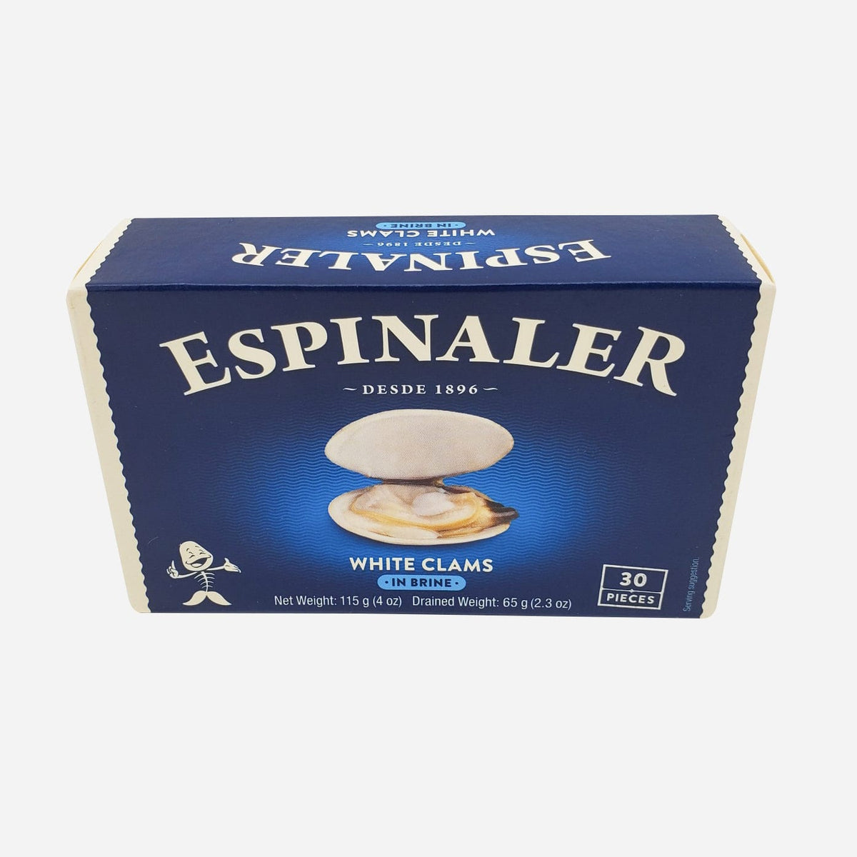 Espinaler White Clams in Brine 4oz — Blue Heron French Cheese Co.