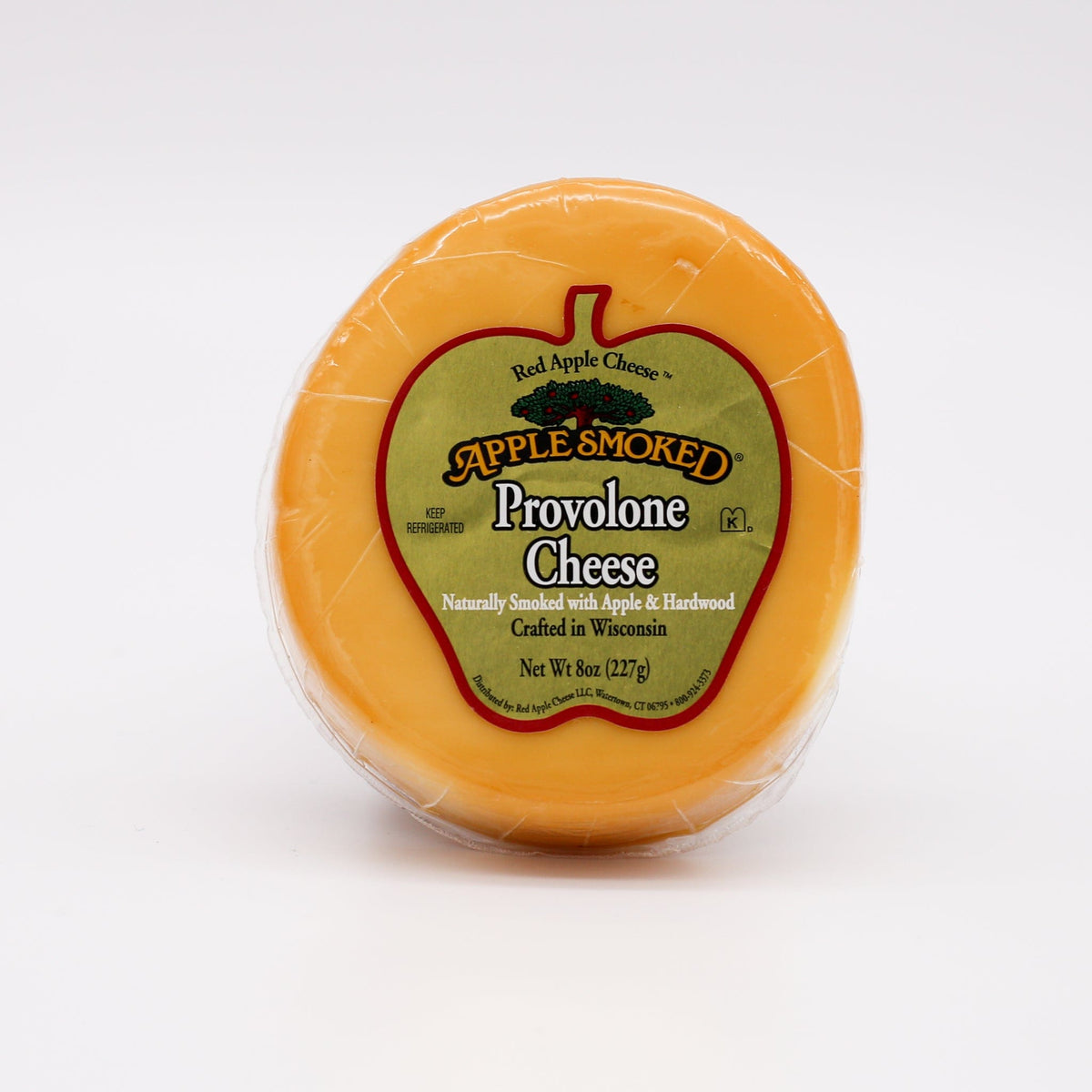 Red Apple Cheese Provolone: Apple Smoked 8oz — Blue Heron French Cheese Co.