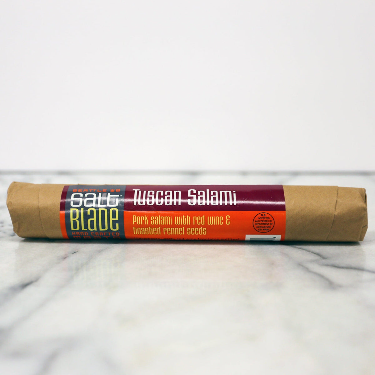 Salt Blade Meats - Tuscan Salami 3.8oz — Blue Heron French Cheese Co.