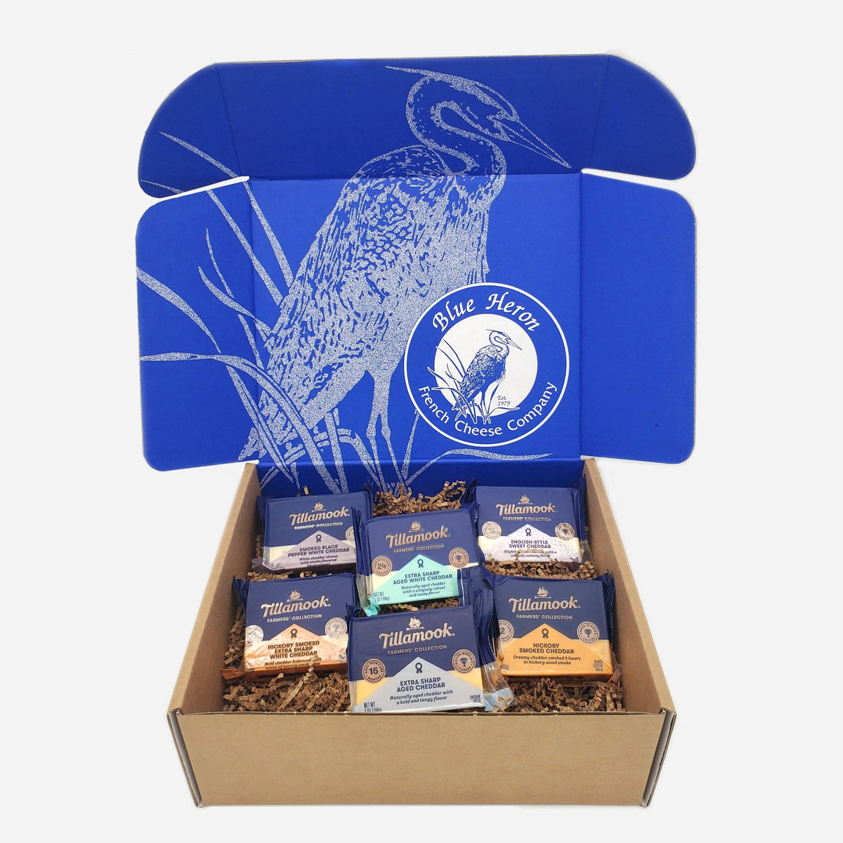 Blue Heron Tillamook Cheese Gift Box — Blue Heron French Cheese Co.